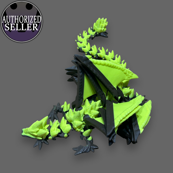 Armoured Spike Dragon - Flexible, Gorgeous and Humongous – Makerwiz
